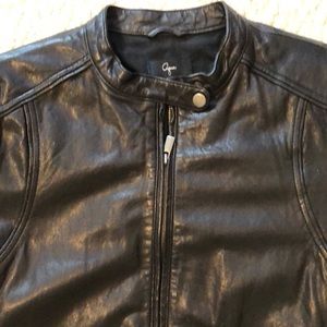 Aqua | Jackets & Coats | Aqua Leather Jacket Large | Poshmark